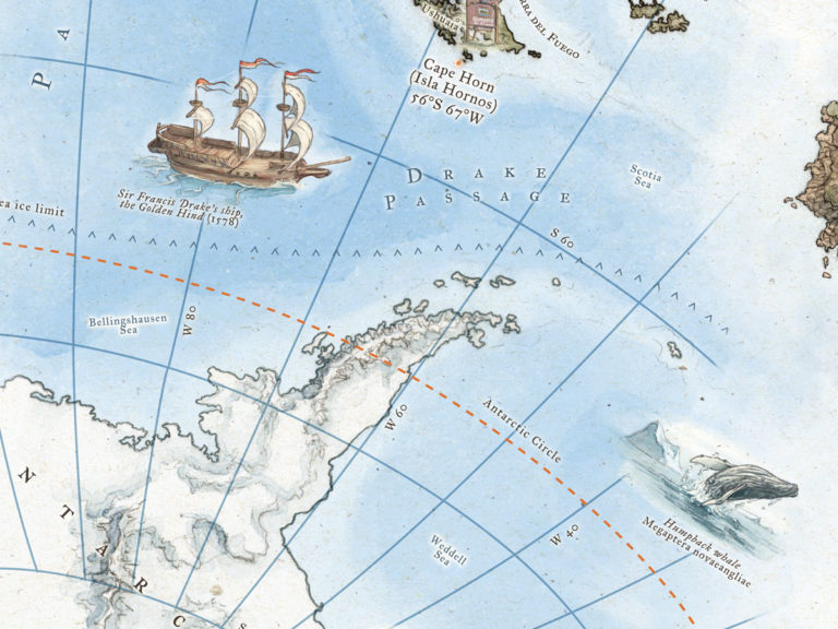 Cape Horn map - Filippo Vanzo | Illustrator & Cartographer