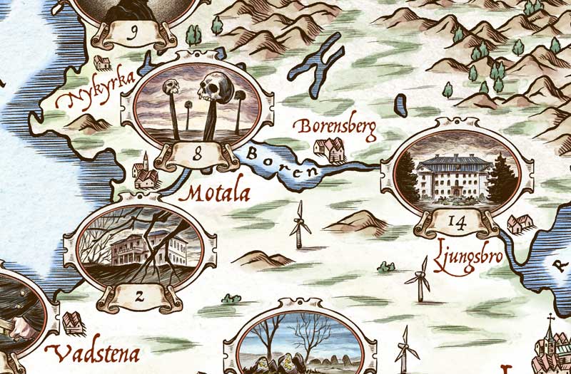 Dark Östergötland - When myth meets facts - Filippo Vanzo | Illustrator ...